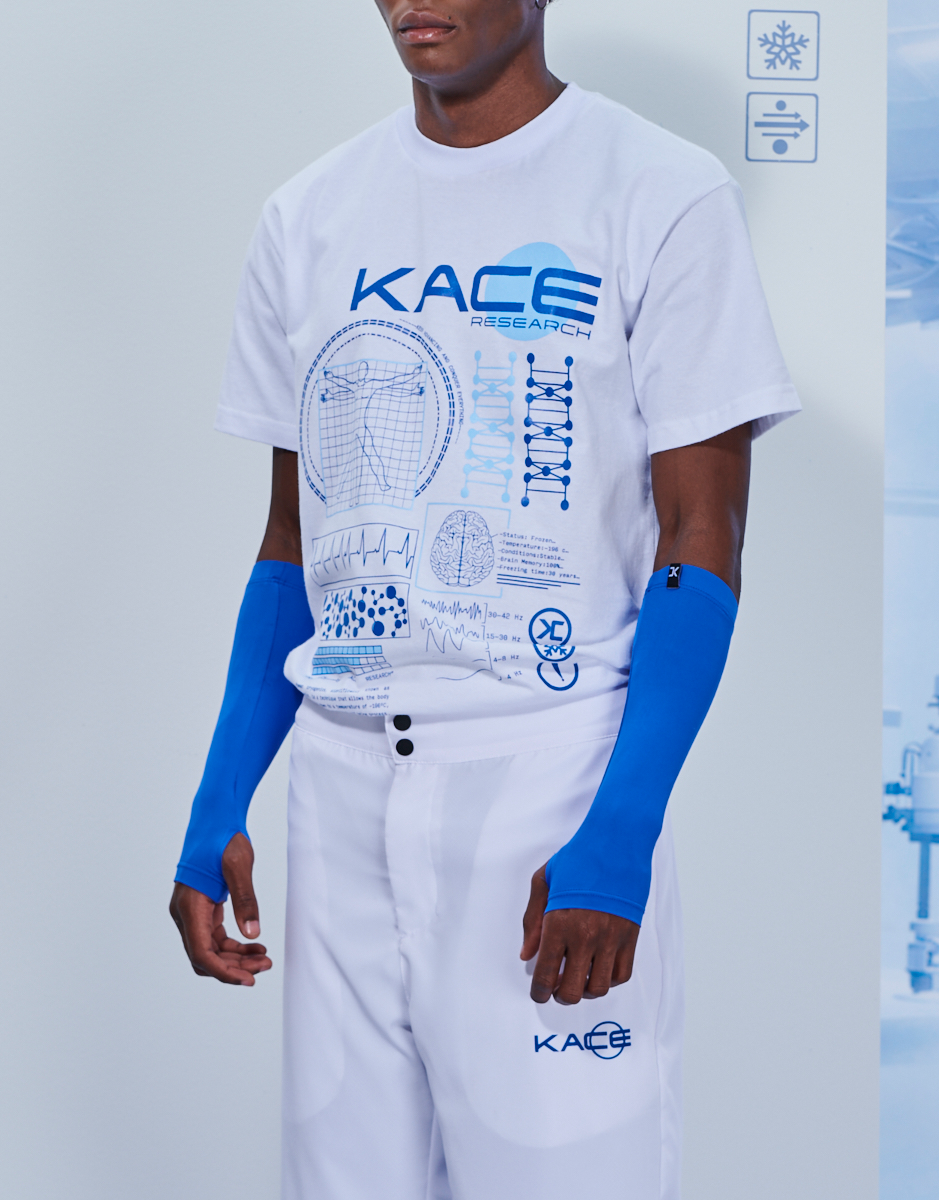 Manguito Tech Azul Kace | KACE WEAR